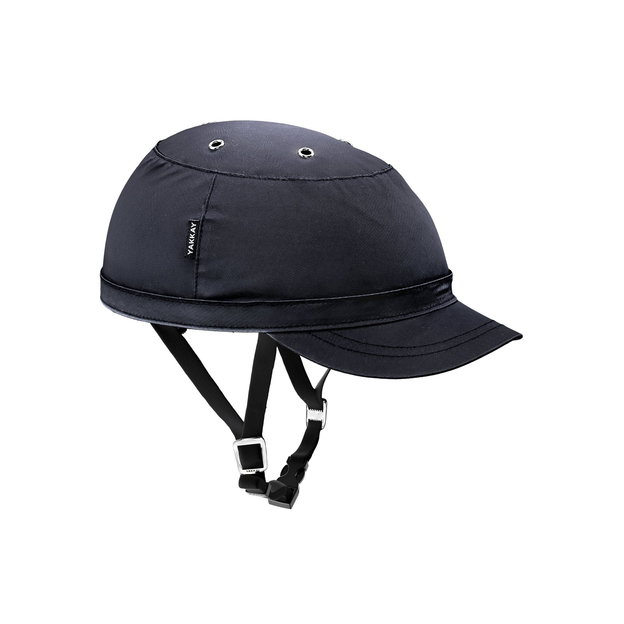 Paris Black Oilskin Helmet Hat (helmet+cover)